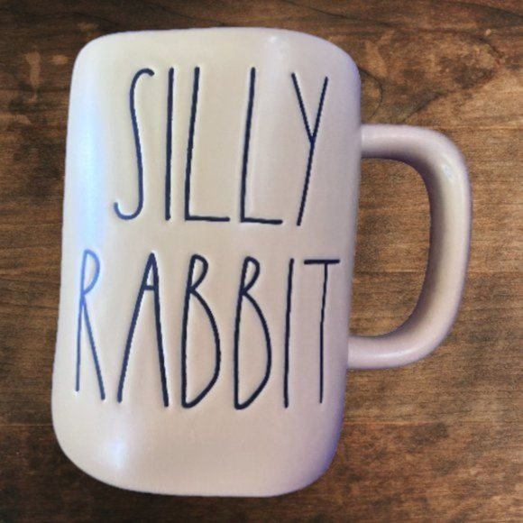 Rae Dunn | Dining | Rae Dunn Silly Rabbit Ceramic Yellow 6 Oz Mug Rare ...